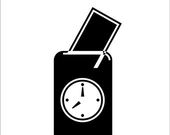 Timecard Svg - Etsy