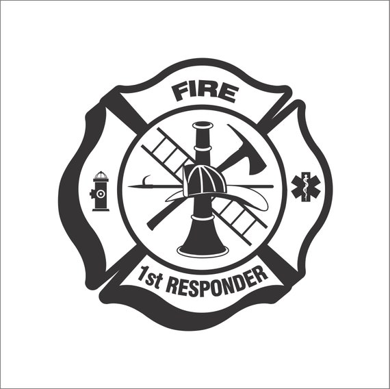 Fire First Responder Maltese Cross Firefighter Protection | Etsy