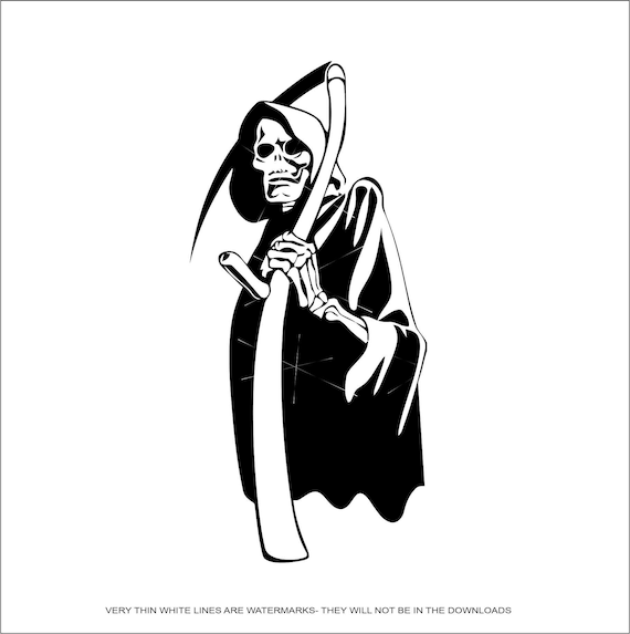 Grim Reaper Bone Scythe