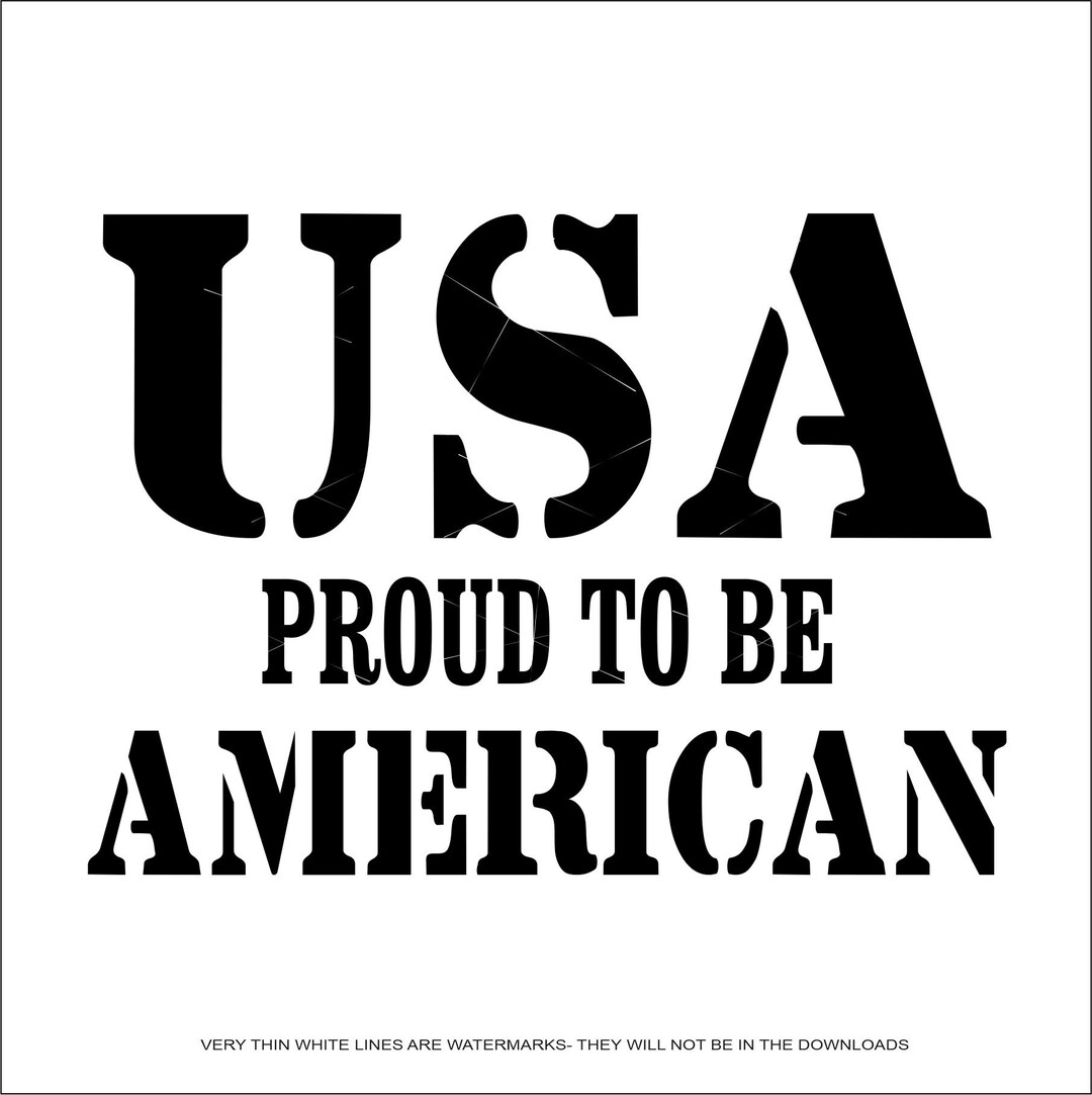 Words USA Proud to Be American * Patriotic Pride Love Freedom Country ...