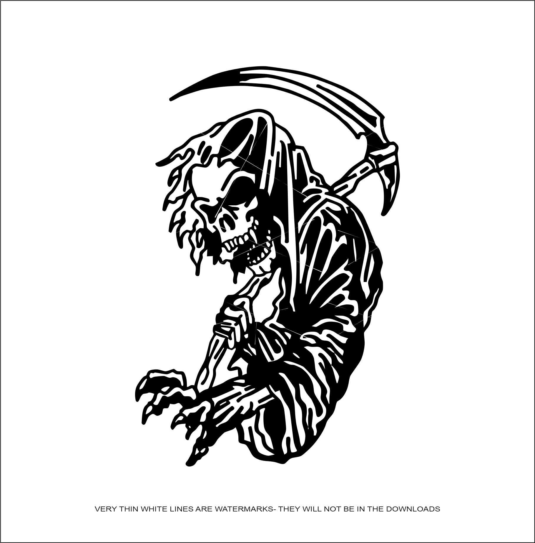 Evil Reaper Drawings