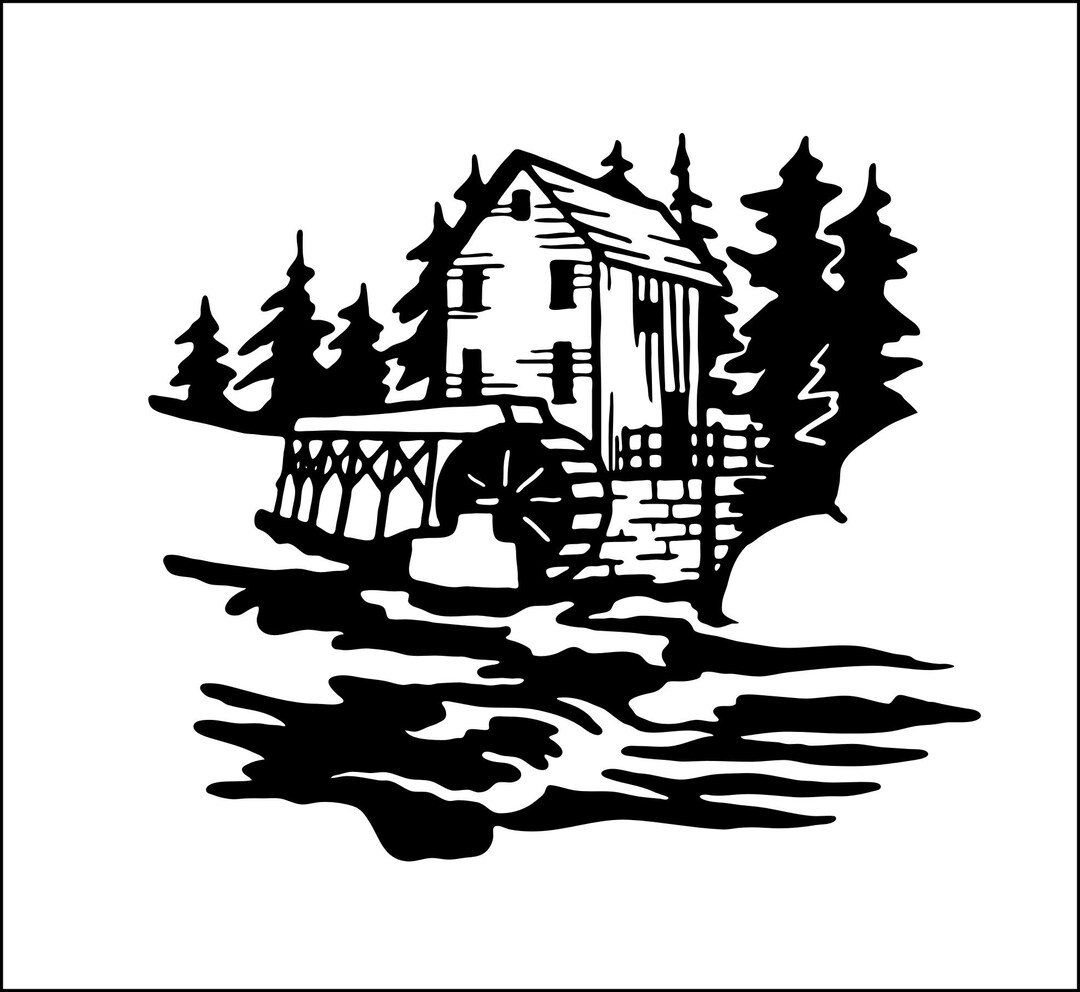 House Water Wheel Mill Scenery Nature Forest Barn Wildlife Trees ...