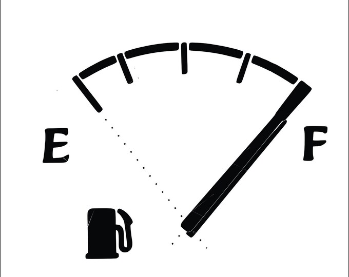 Fuel Gauge Full Gas Instrument Tank Level Pump Fueling Filling - Etsy