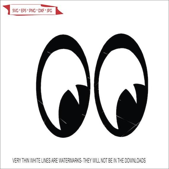 Shocked Cartoon Eyes