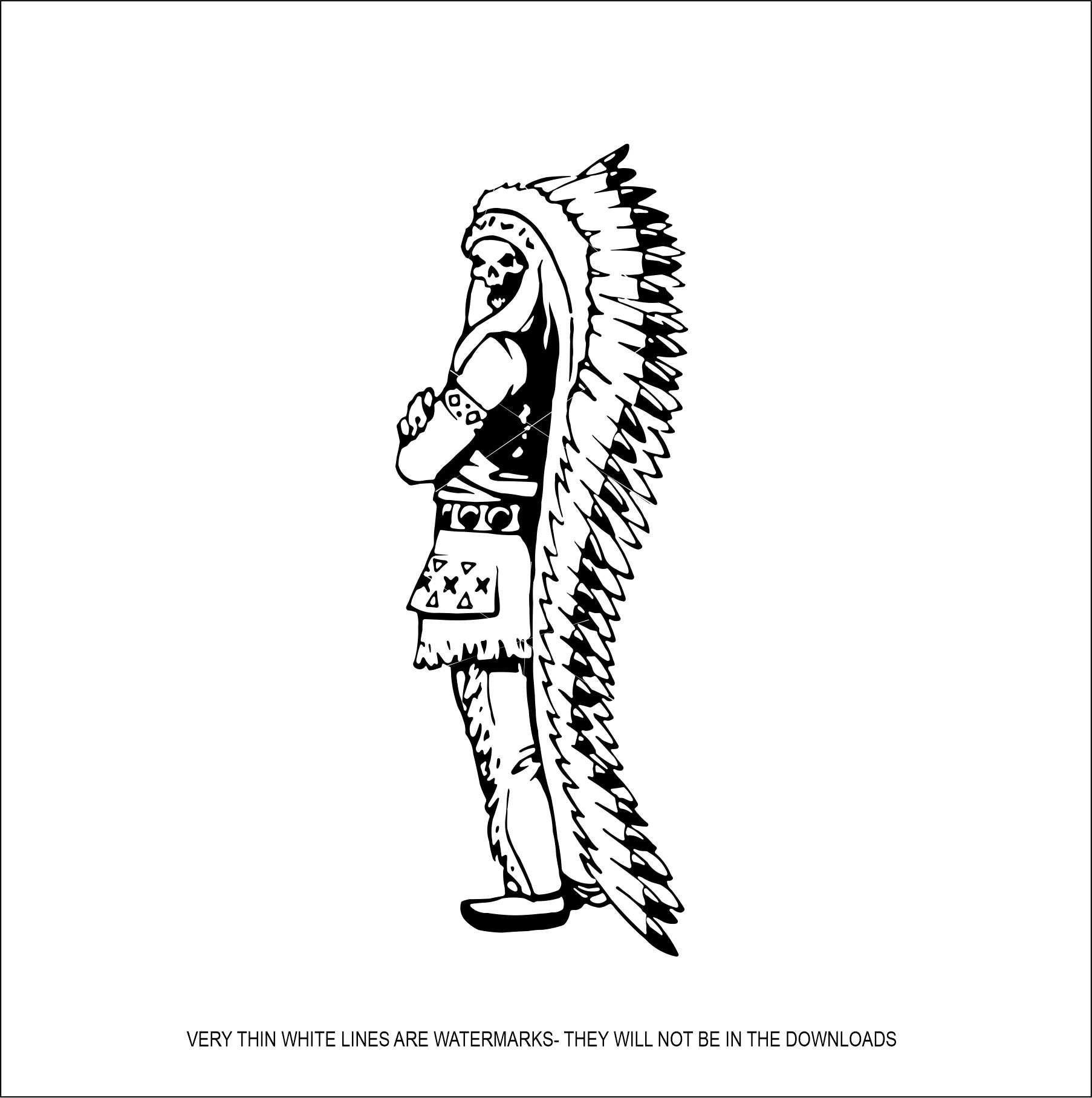 Drawing Native American Faces