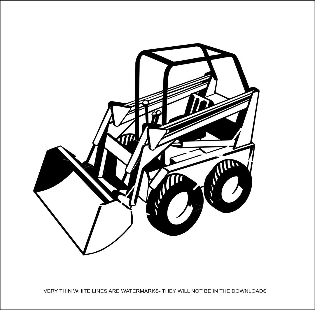 Skid-steer Loader Bob Cat Construction Machinery Equipment Digger ...