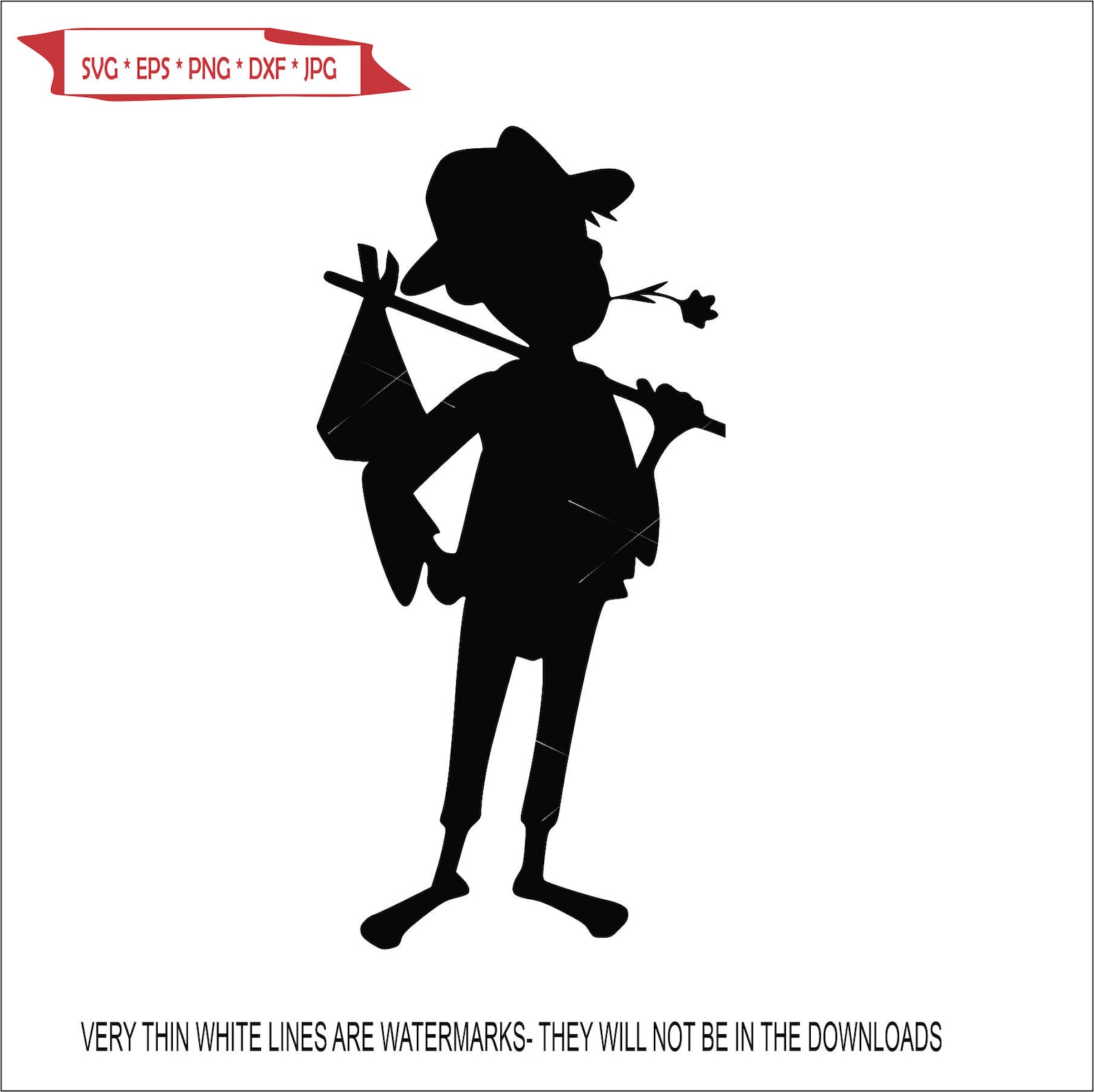 Hobo Lifestyle Roamer Adventure Person Vagabond Rose Sack Bag Stick ...