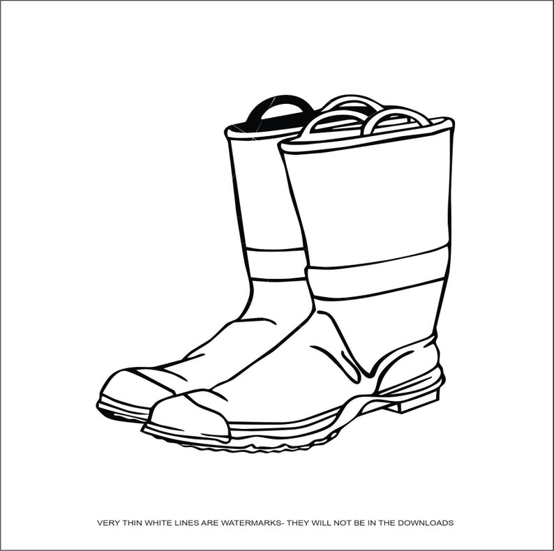 Firefighter Boots Fireman Turnout Gear Fire Rescue Protective - Etsy