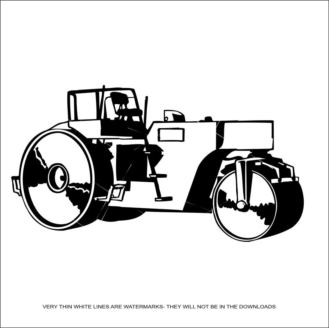 Road Roller Truck Heavy Equipment Flat Compact Surface Asphalt | Etsy