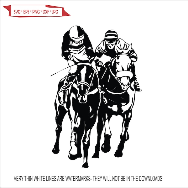 Horse Race Game Svg - Etsy