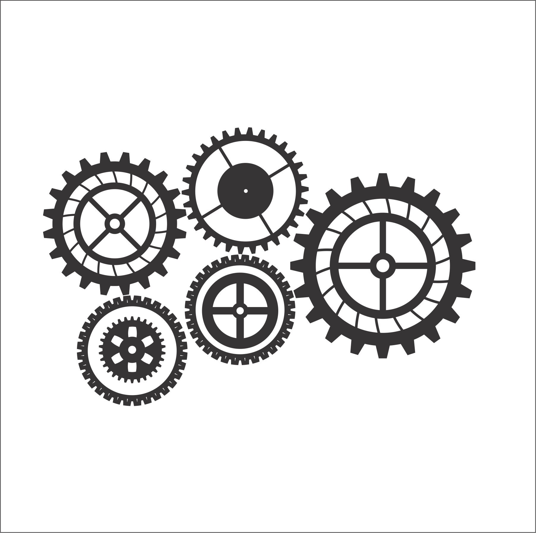 Clock Gear Clip Art