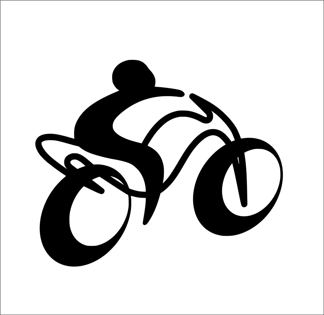 Animated Awesome Motorcycle Chopper Bike Transportation Biker - Etsy