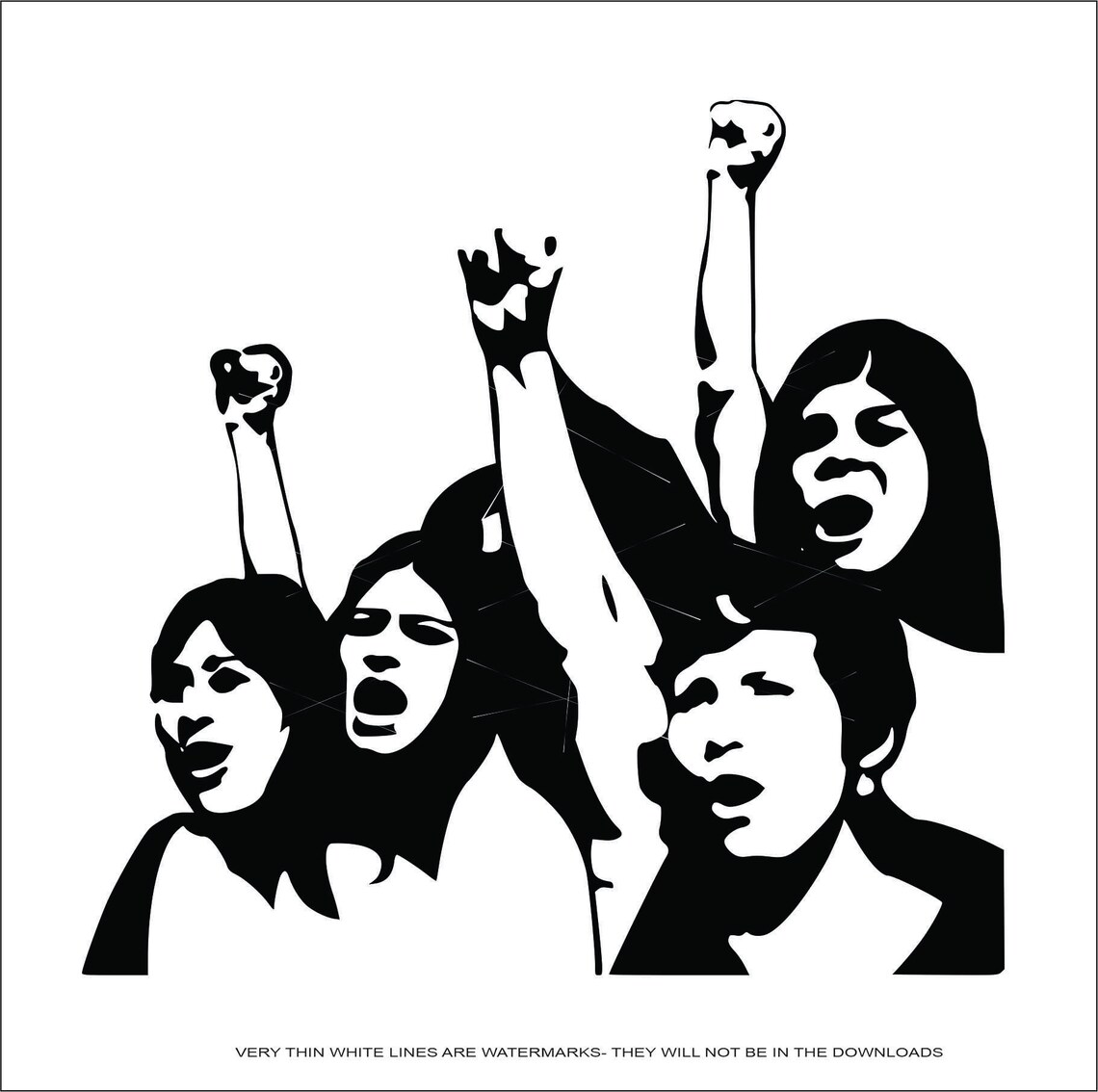 Women's Rights Protest Female Power Empowerment Independence Confidence ...