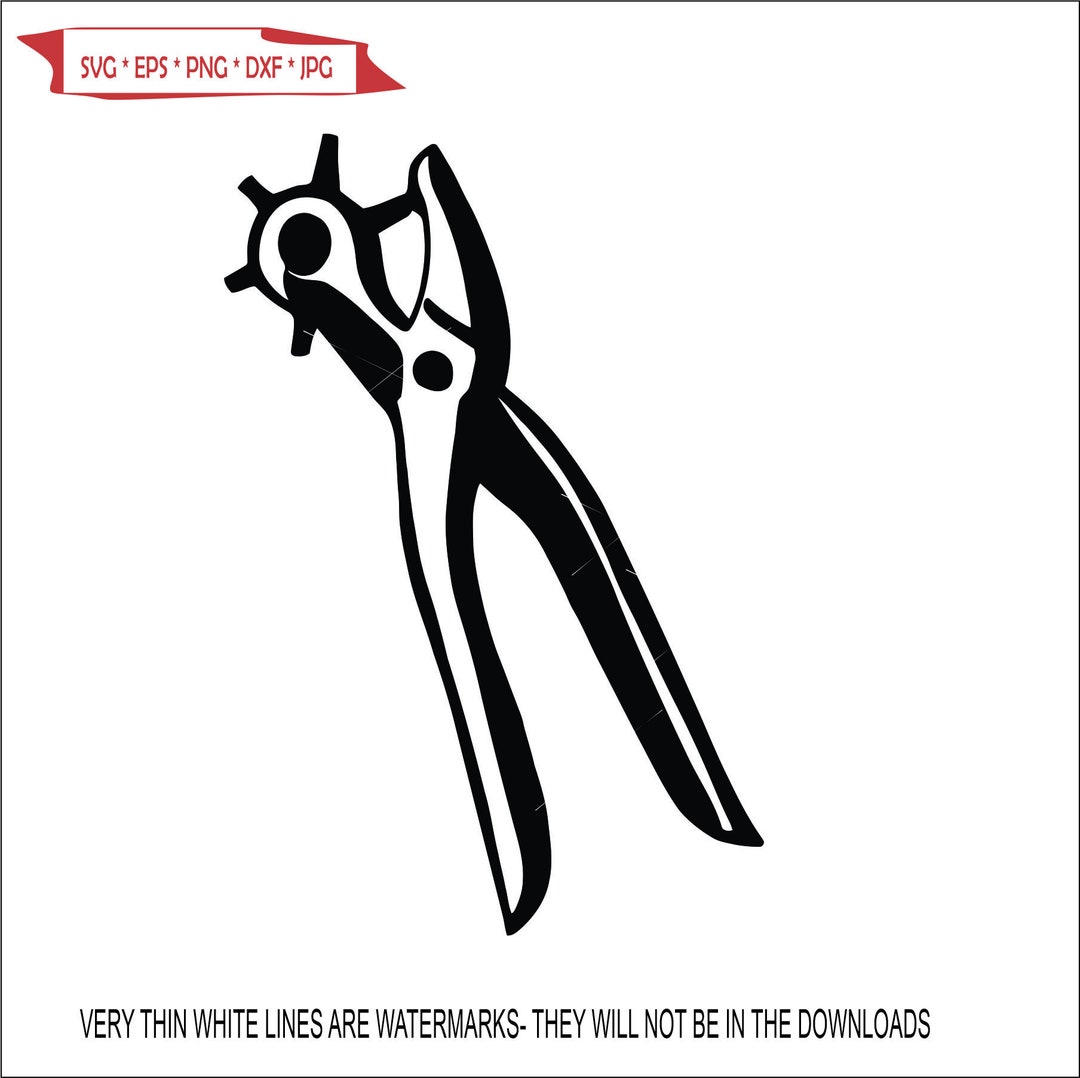 Leather Punch Hole Rivet Plier Repair Hobby Craft Equipment Revolving ...