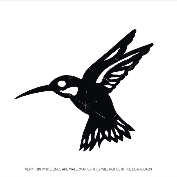 Simple Hummingbird Svg - Etsy