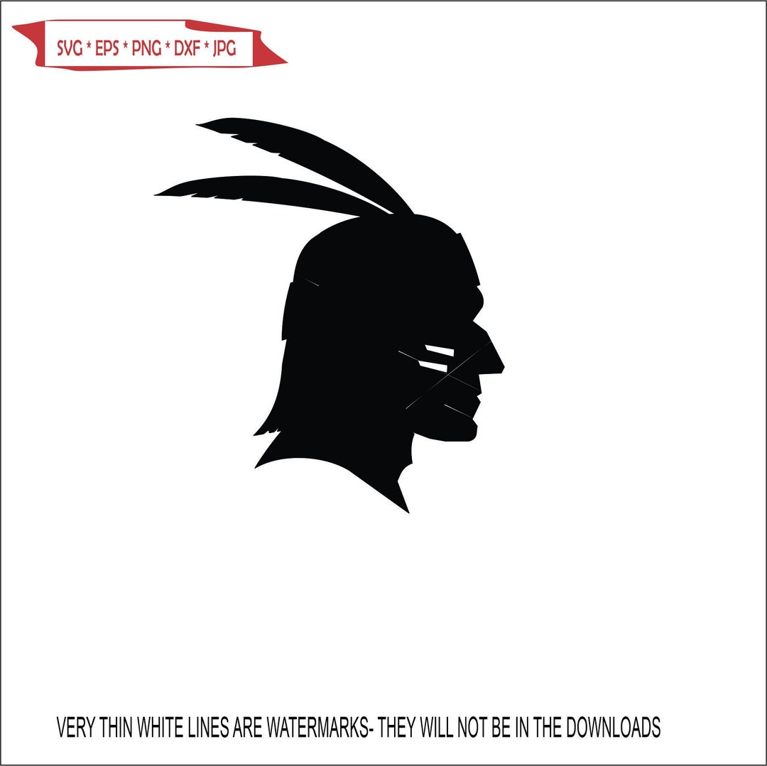 Simple Warrior Photo Indian Face Profile Head Native First American ...