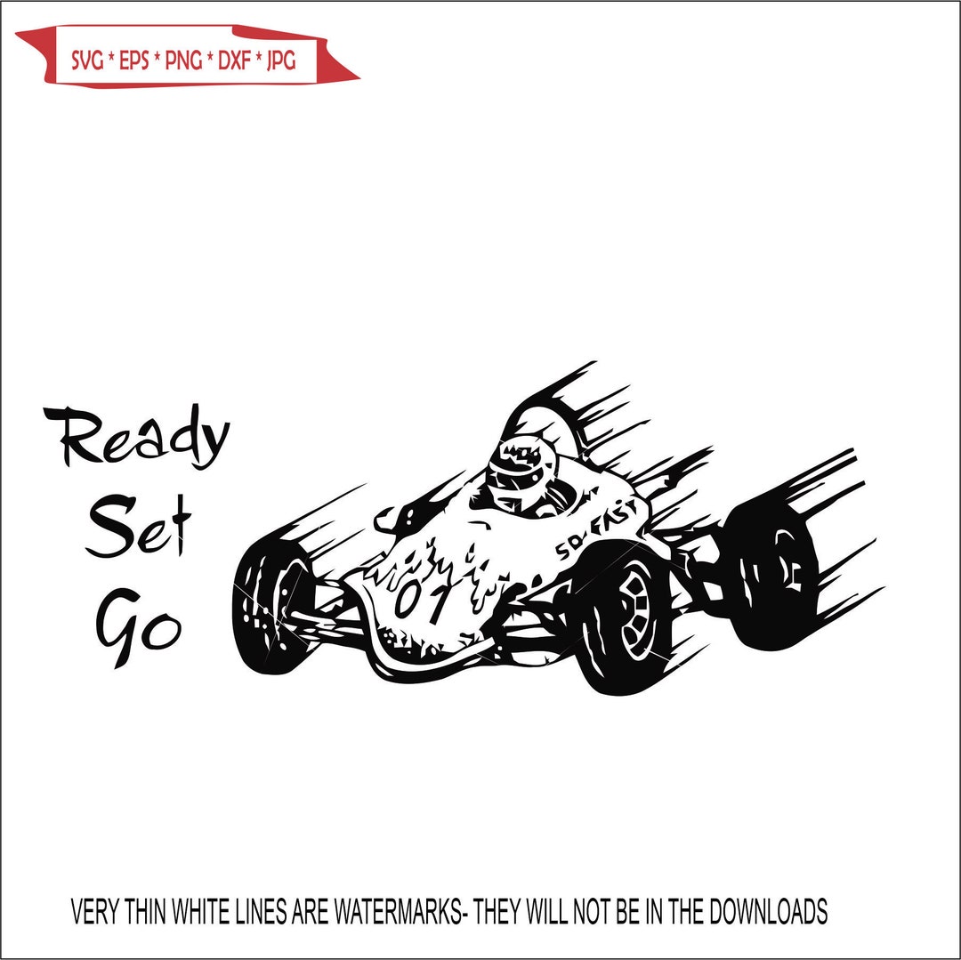 Race Car Ready Set Go Auto Sport Automobiles Motorsport Competition ...