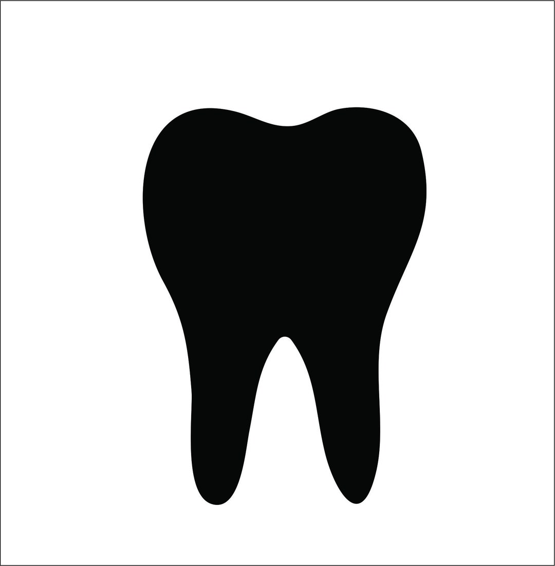 Tooth Basic Tooth Teeth Dentist * Clipart Digital Download Eps/dxf/png ...