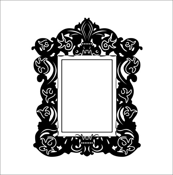 Baroque Frames Victorian Antique Picture Frames Black Inside | Etsy