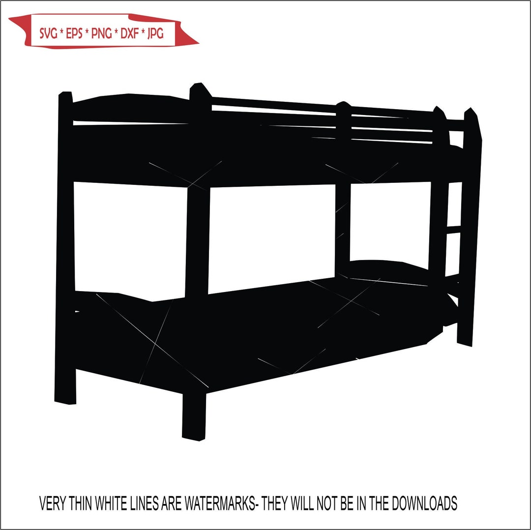 Simple Bunk Bed Mattress Sleeping Bedroom Children Kid Guest Furniture ...