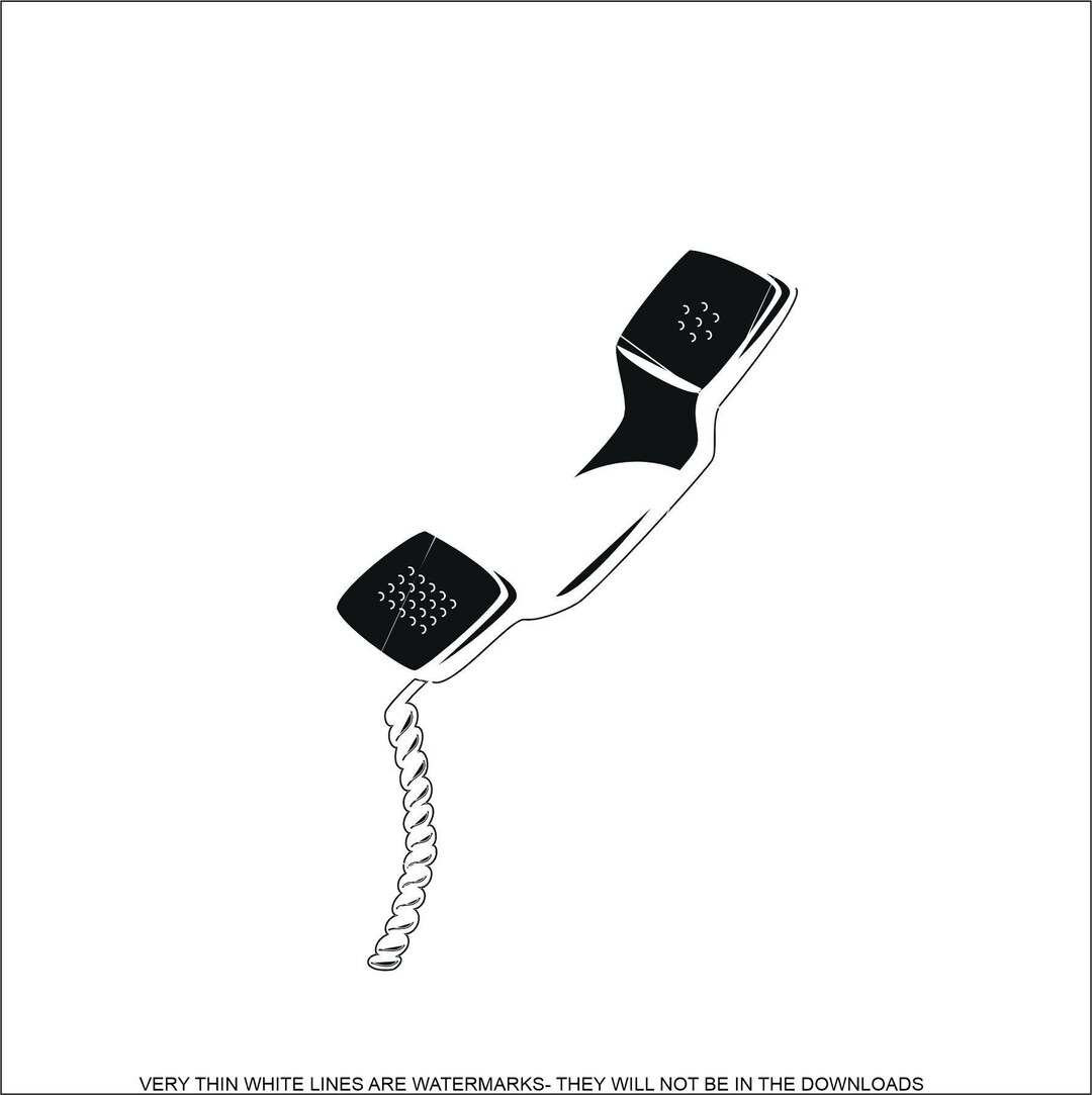 Vintage Phone Cord Land Line Telephone Call Communication Retro Dial ...