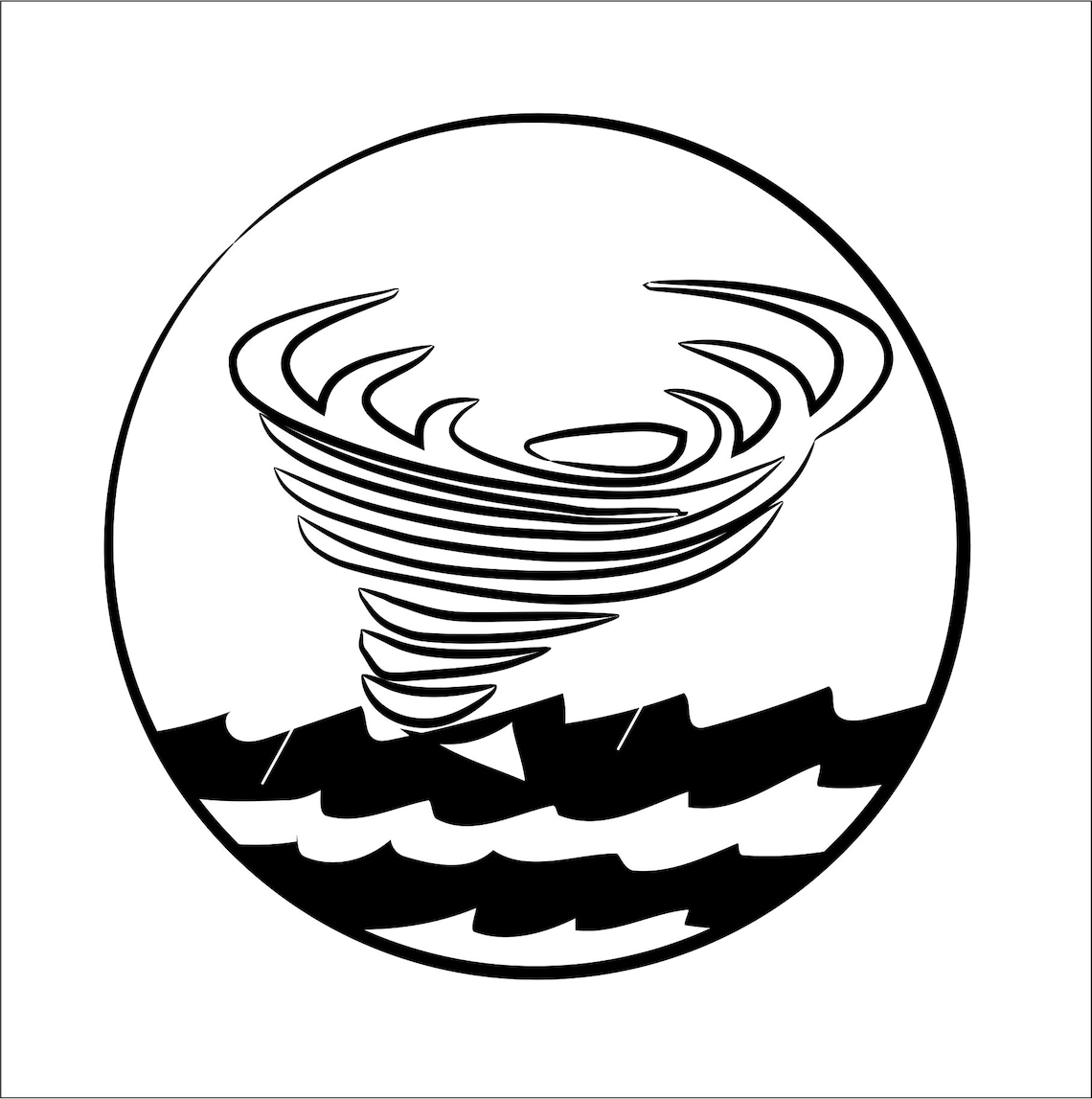 Hurricane Over Ocean Tropical Cyclone Spiral Strong Winds - Etsy