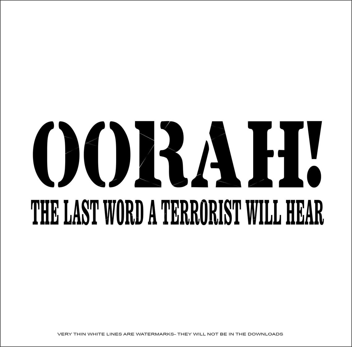 OORAH Terrorist Last Word He Hears Battle Cry Our Obligation to ...