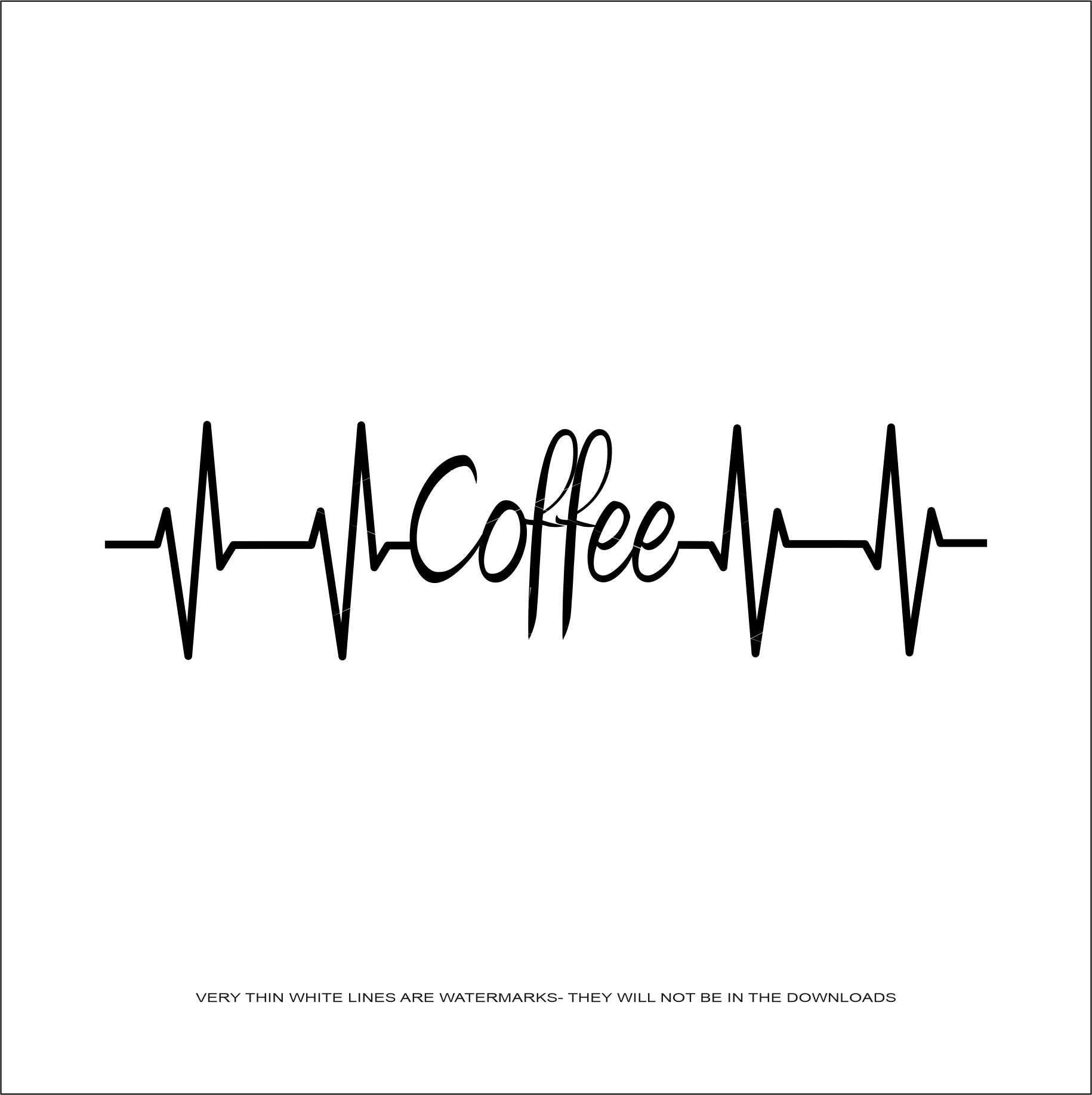 Coffee My Heart Beat Heartbeat Lover Brewed Caffeinated Drinks Brewed ...