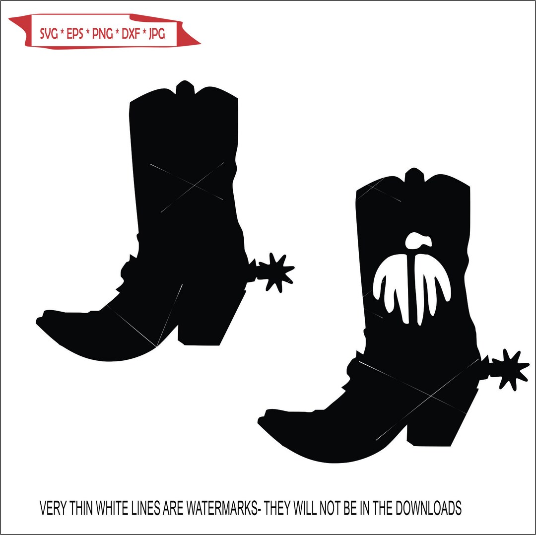 Simple Cowboy Cowgirl Boot Spur 2 Style 2 Designs Thunderbird - All ...