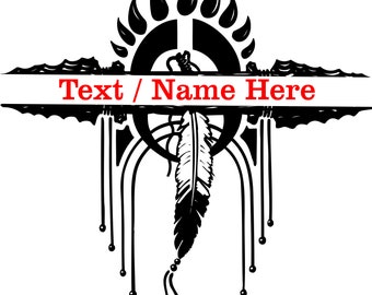 Native American Welcome Sign Svg - Etsy