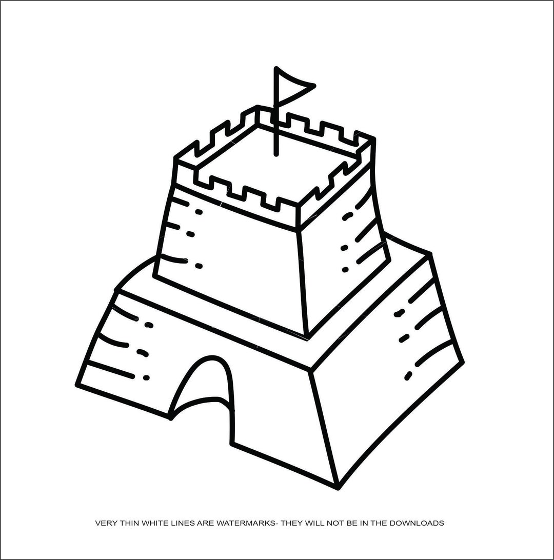 Sand Castle Flag Beach Beach Sun Summer Fun Ocean Lake Vacation Trip ...