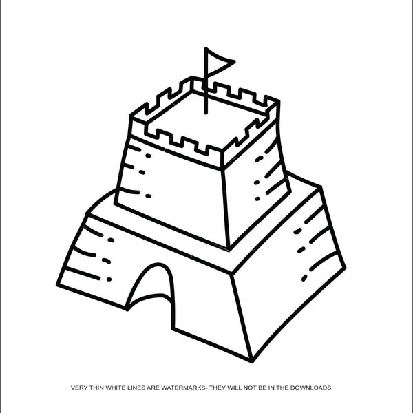 Sand Castle Sign - Etsy