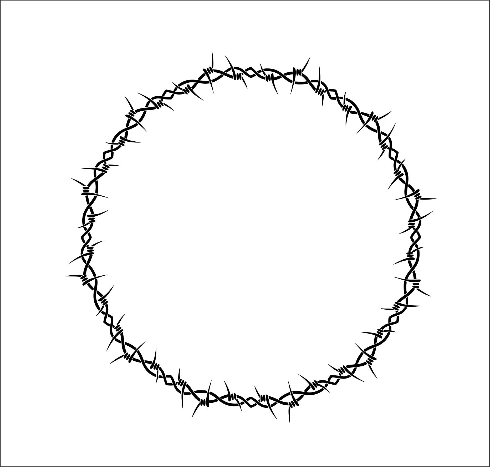 Barbed Wire Circle Concertina Security Barb Steel Fence Razor Events ...