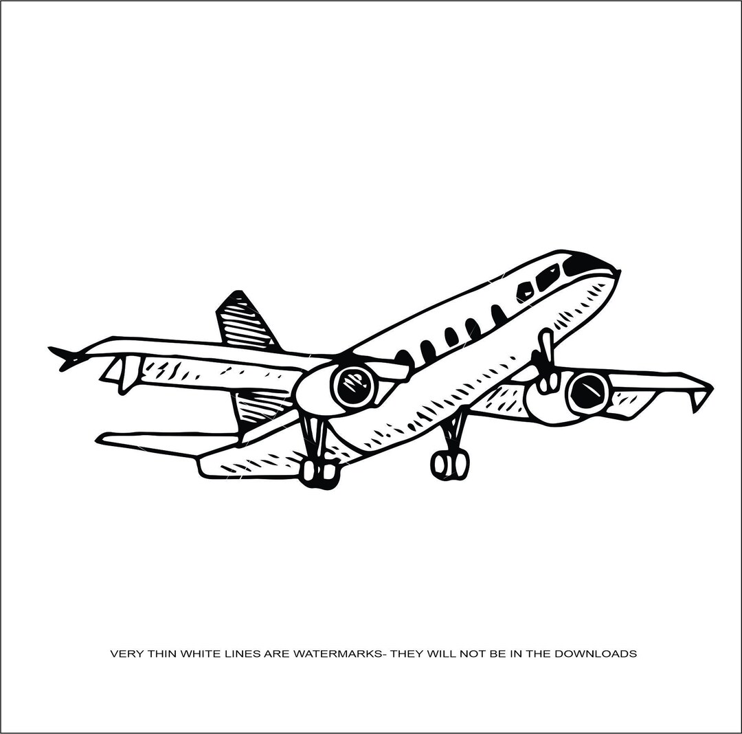 Airplane Twin Engine Sky Travel Aircraft Plane Flight Fly Flying ...