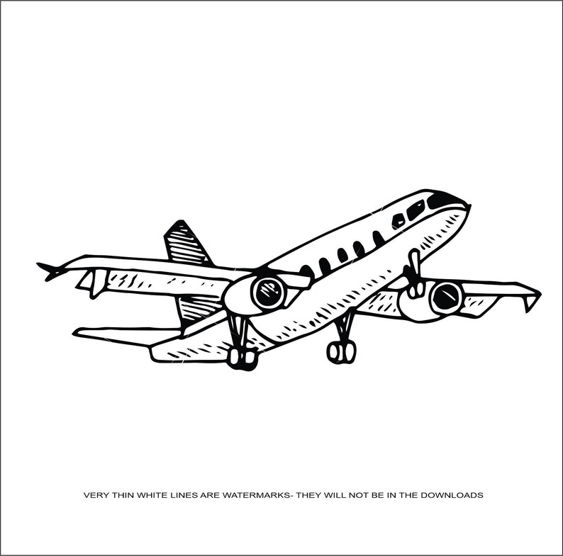 Airplane Twin Engine Sky Travel Aircraft Plane Flight Fly Flying ...