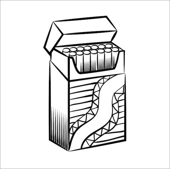 Cigarette Pack Drawing