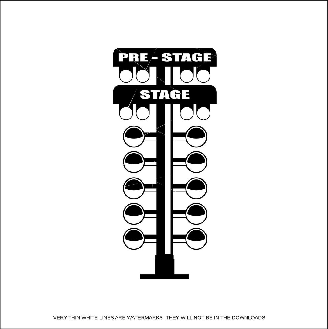 Racing Drag Tree Light Start Drags Pre Stage Christmas Tree Two Light ...