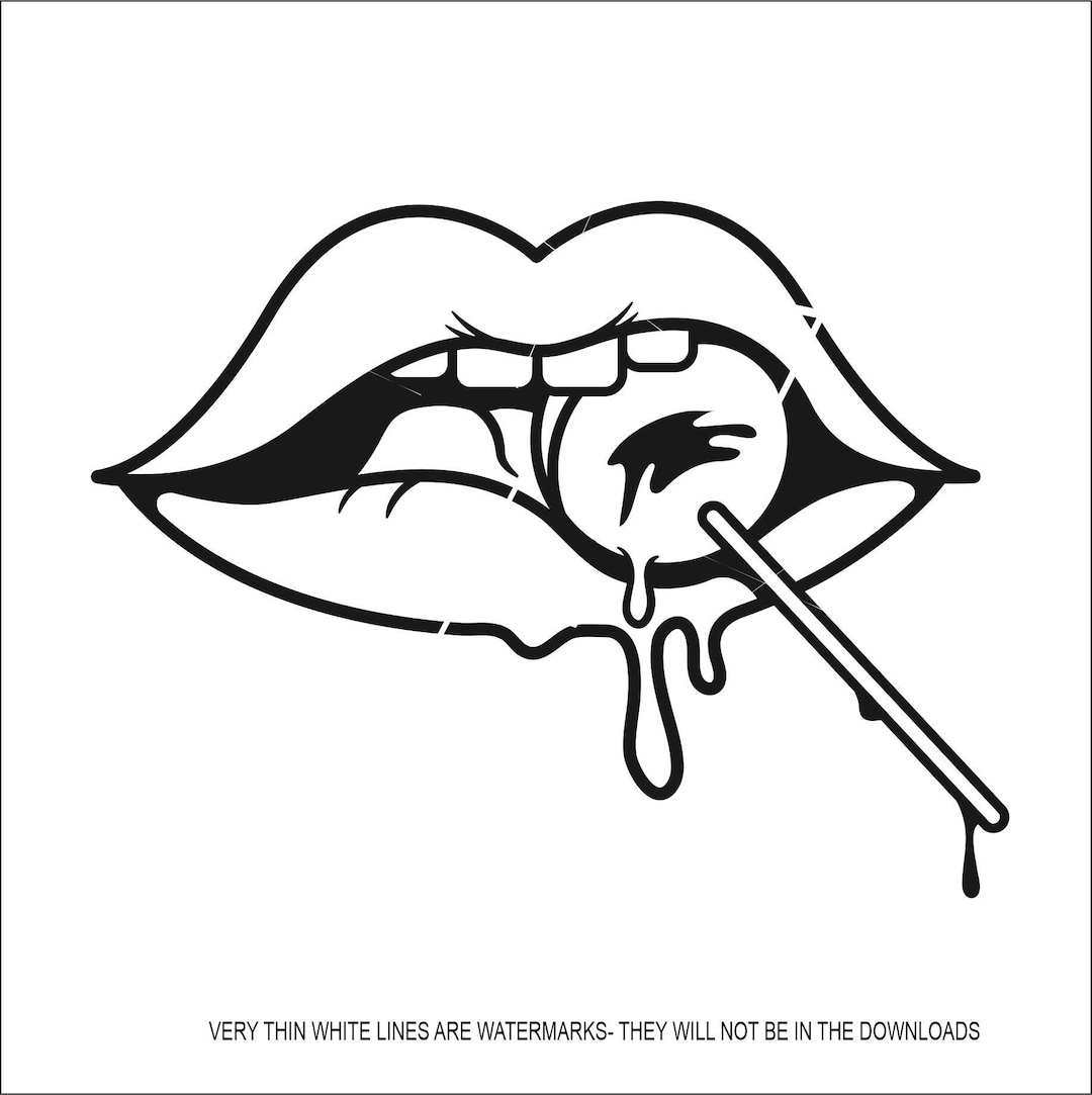 Drooling Sucker Mouth Lips Tongue Licking Sucker Suck Sucking Lollipop ...