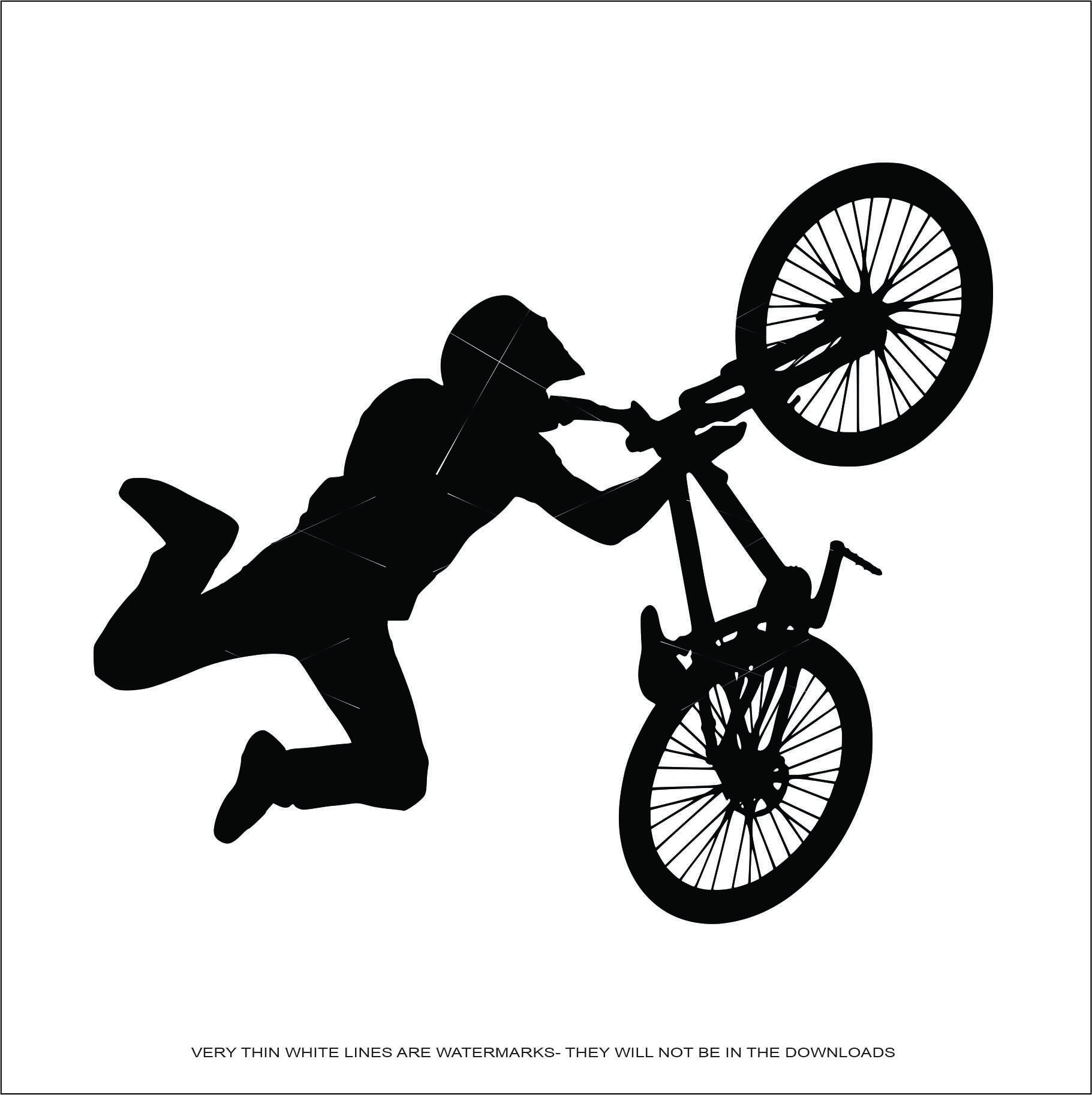 Bicycle Stunt Mountain Bike Rider Sports Hobby Fun Tricks Park - Etsy