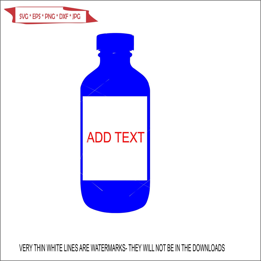 Glass Medicine Bottle Add Text Label Medication Doctor Liquid Medicine ...