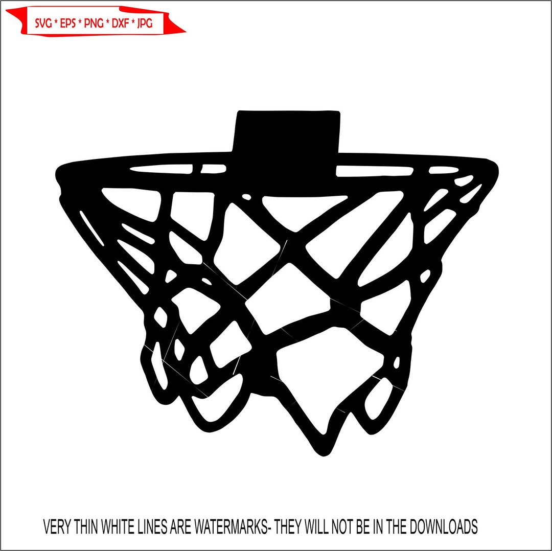 Simple Basketball Hoop Rim Net Sport Equipment Team Goal Game Scoring ...