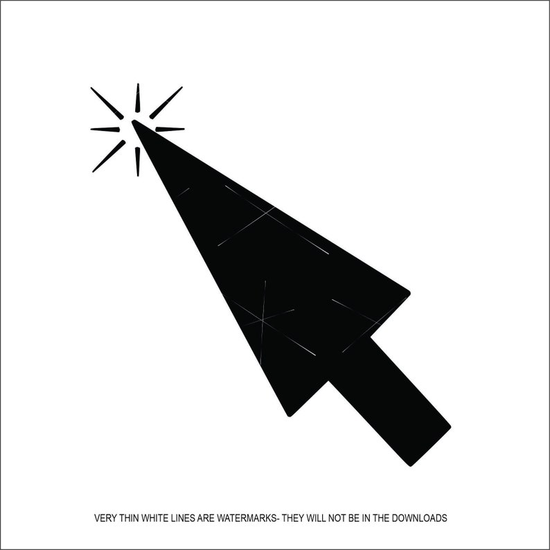 Arrow Star Burst Lines Advertisement Ads Elements Making Point ...