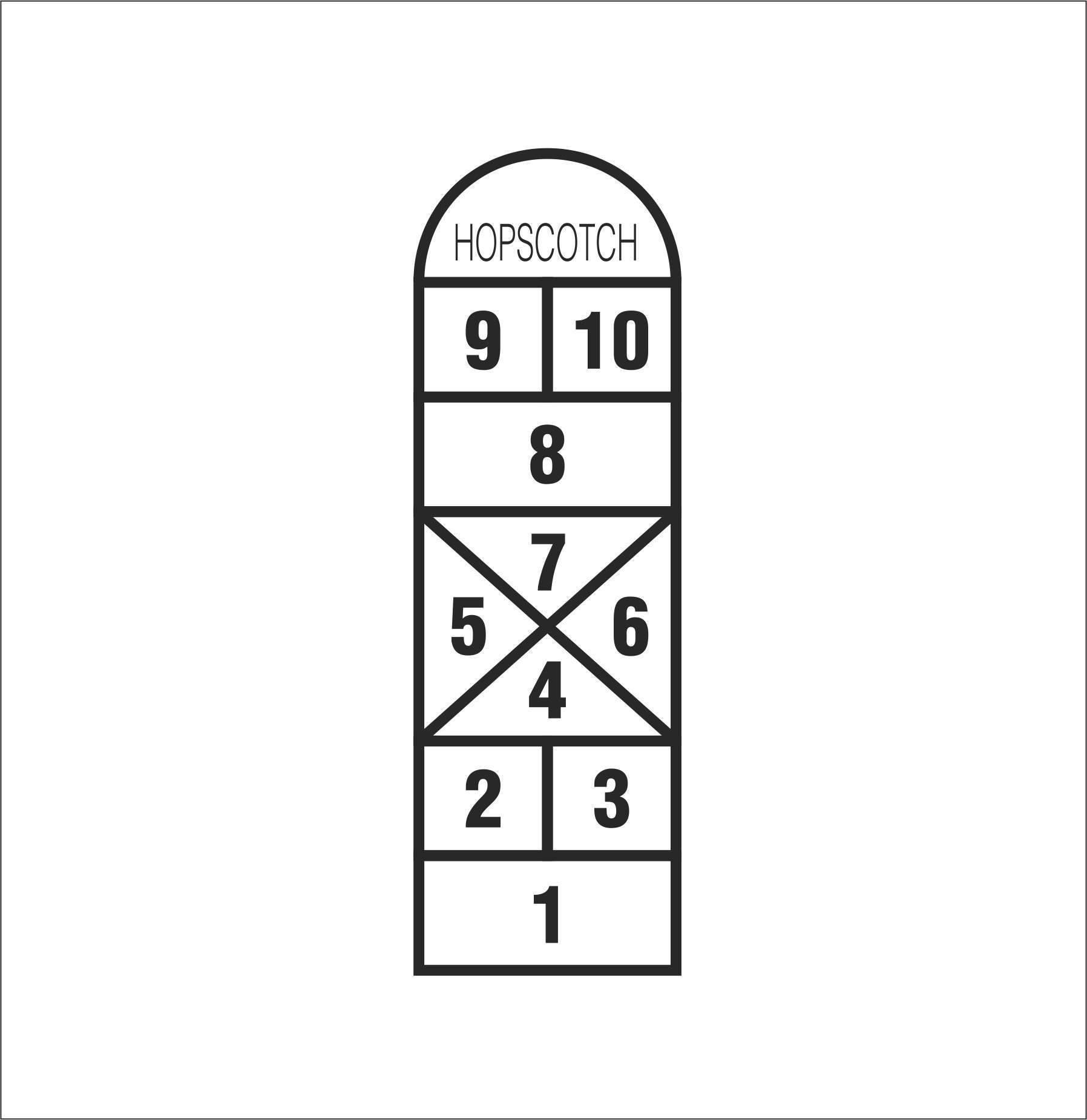Hopscotch Board Design