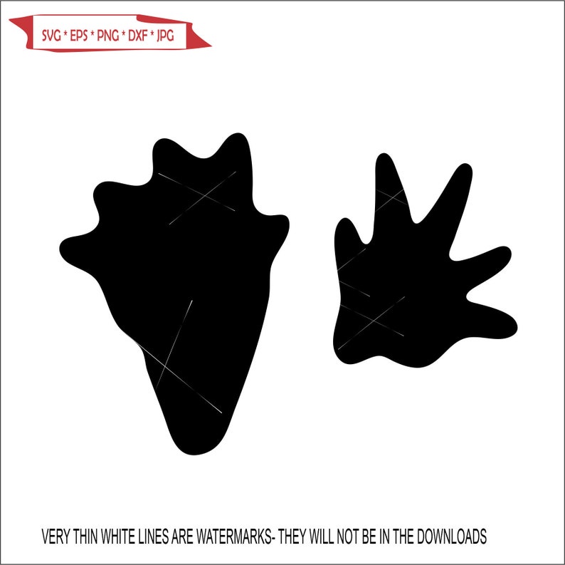 Beaver Tracks Webbed Feet Foot Prints Animal Rodents Trees | Etsy