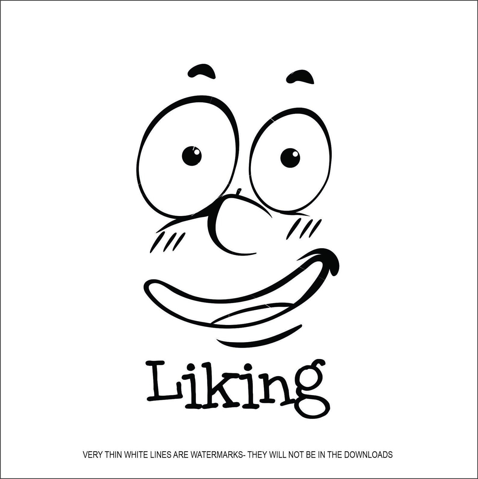 Face Liking Expression Looks Like Ooh La La Fondness Smile Happy ...