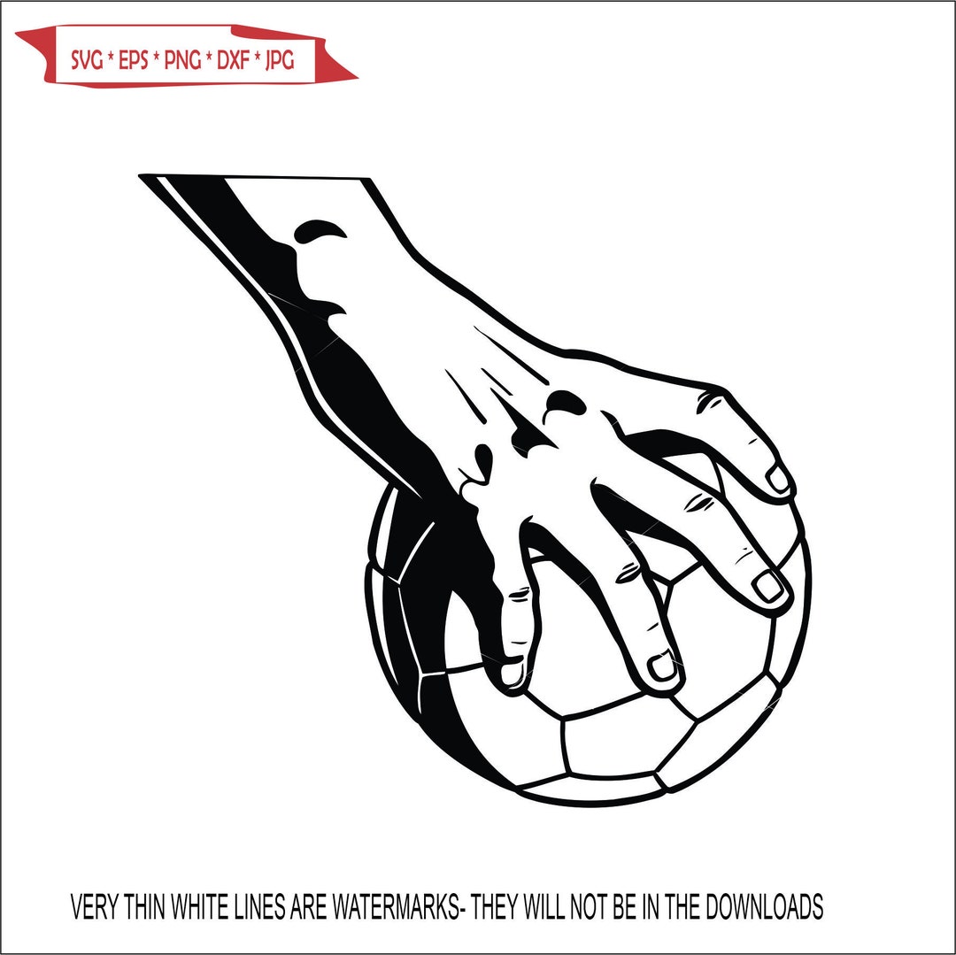 Strong Hand on Soccer Ball Field Team Sport Futball Kick School Field ...