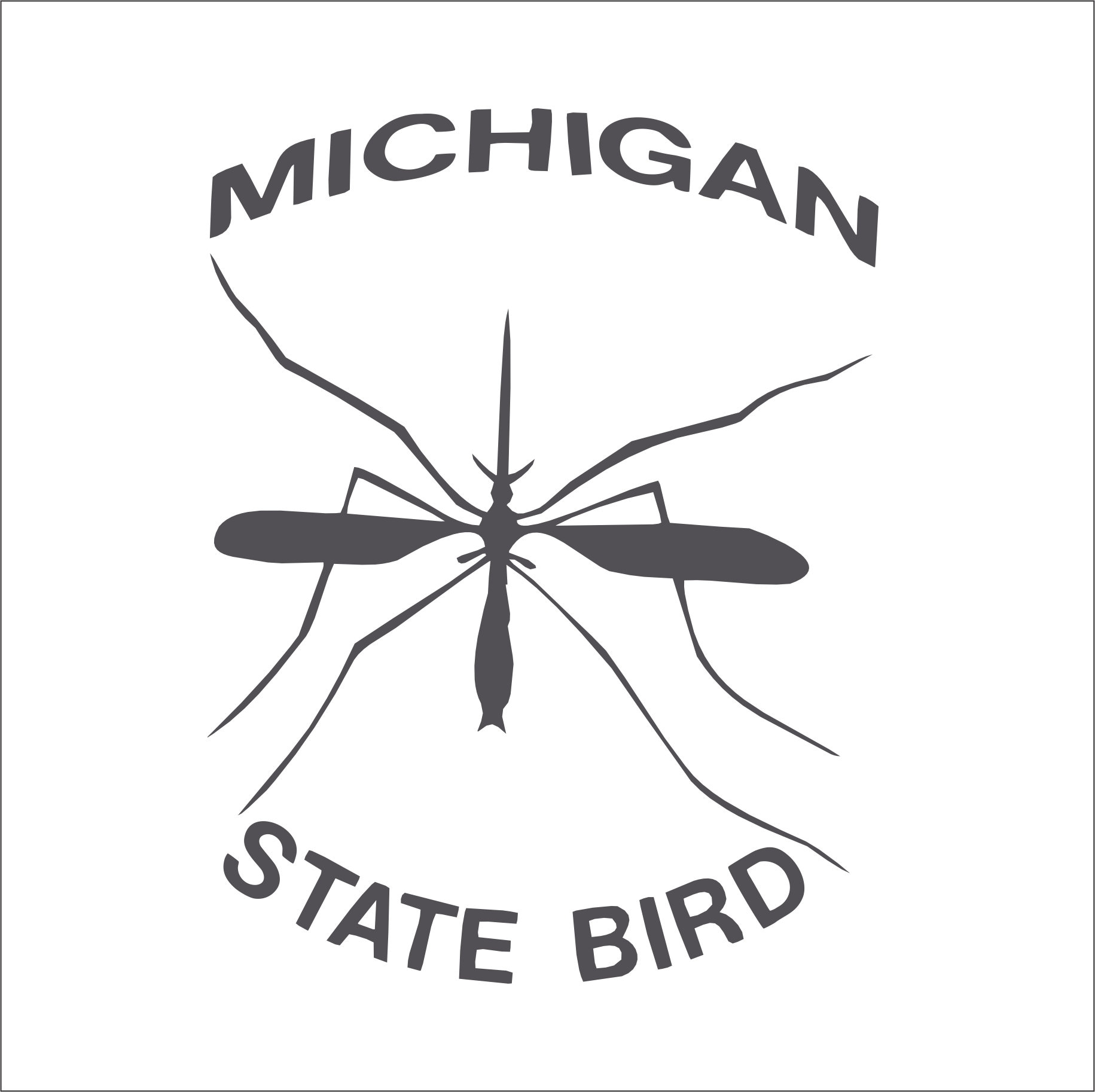 Michigan Mosquito State Bird Season Bite Scratch Blood Bloodsucking ...