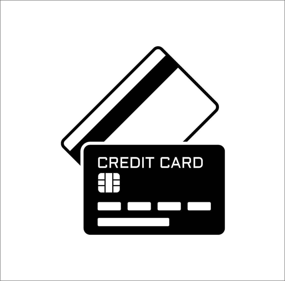 Credit Card SVG Debit Chip Shopping Money Pay Bills Bills Visa | Etsy