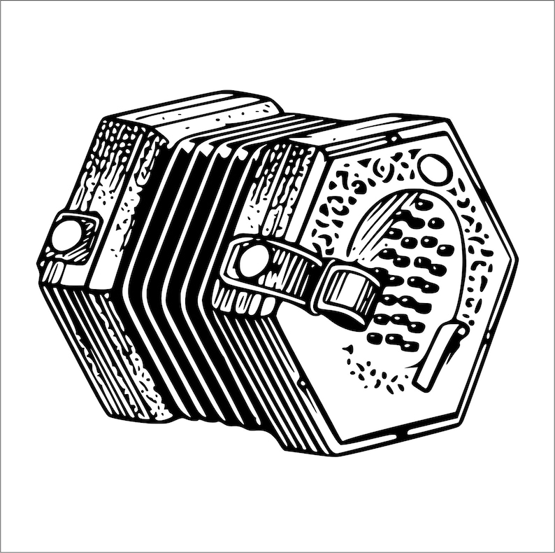 Concertina Music Free-reed Musical Instrument Accordion Cut - Etsy