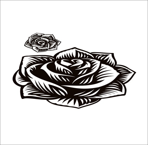 Rose Head 2 Large & Small Stemless Rose Flower Heads Weddings | Etsy